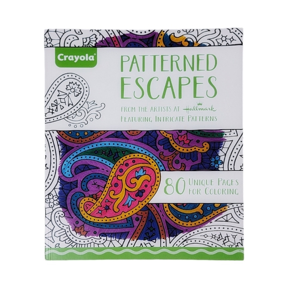 Hallmark | Other | Hallmark Crayola Patterned Escapes Coloring Book New ...